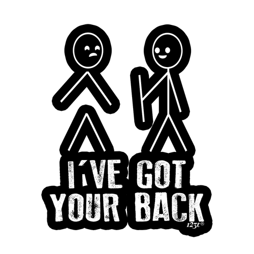 2 x Large Car Stickers - ive got your back Decal Bumper Truck Laptop ...