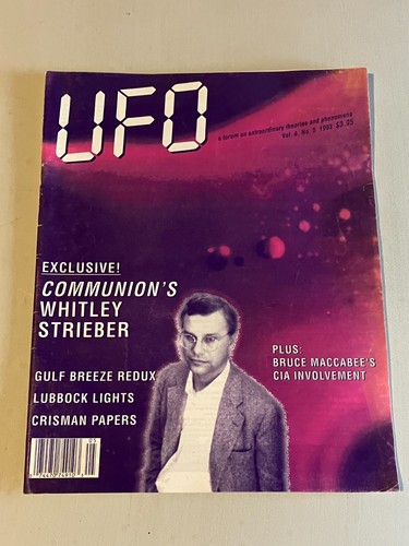 UFO Magazine Vol 8 No 5 1993 Whitley Strieber Communion Lubbock Lights ...