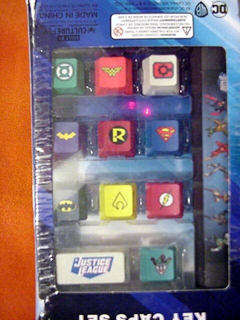 DC Key Caps Set Interchangeable Comic Keycaps Mechanical Keyboards ...