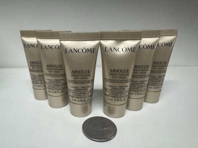 6 x Lancome ABSOLUE Absolute Soft Cream with Grand Rose Extracts 5 ml/0 ...