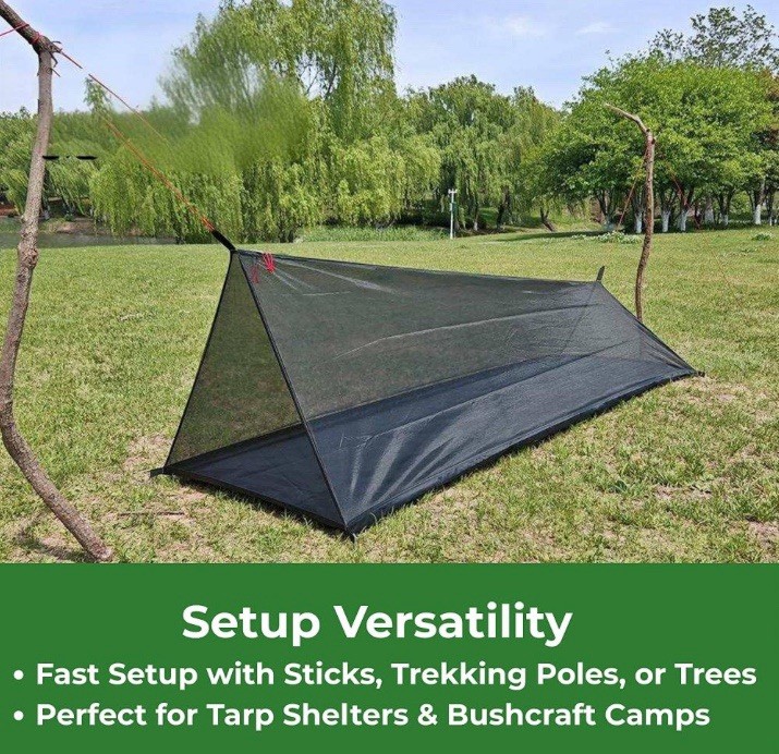 Brand New VITAL Gear Ultralight Bug Bivy Backpacking Shelter - Hunting ...