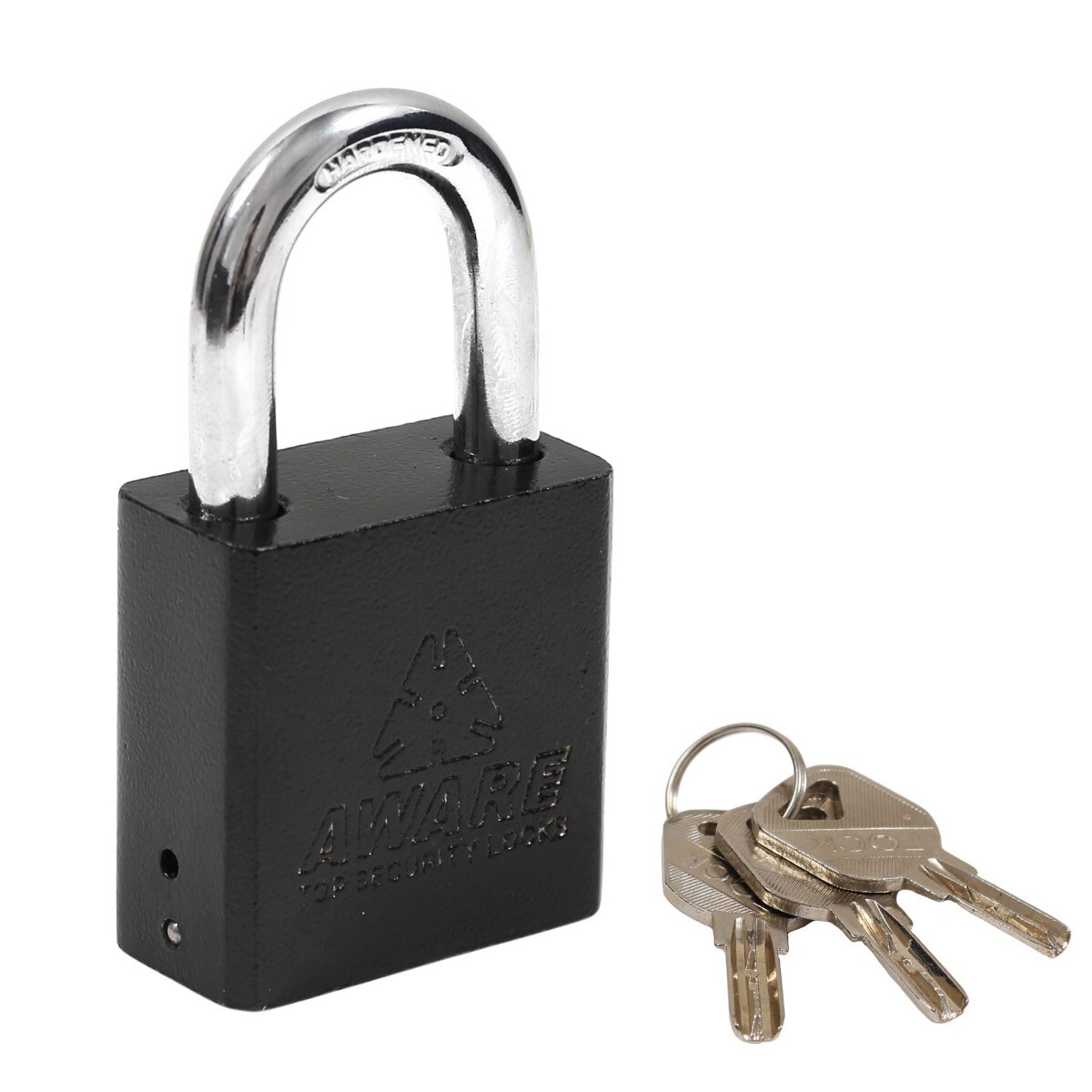 HEAVY DUTY Black SECURITY PADLOCK 40mm Outdoor Shed Lock Up Garage ...