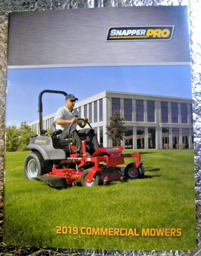 Factory Dealership Specs Brochure 2019 Snapper Pro Commercial Mowers 30 ...