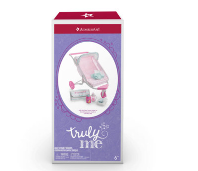American Girl Truly Me 7.75" LITTLE BITTY BABY Doll Double Stroller Set ...