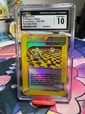 Warp Point 152/165 Expedition Base Set Reverse Holo CGC 10 POP4 | eBay