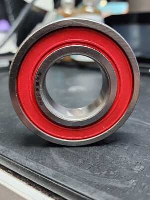 6206-2RS Red Sealed Ball Bearing 30x62x16mm (2 pc.) 62062RS Rubber ...