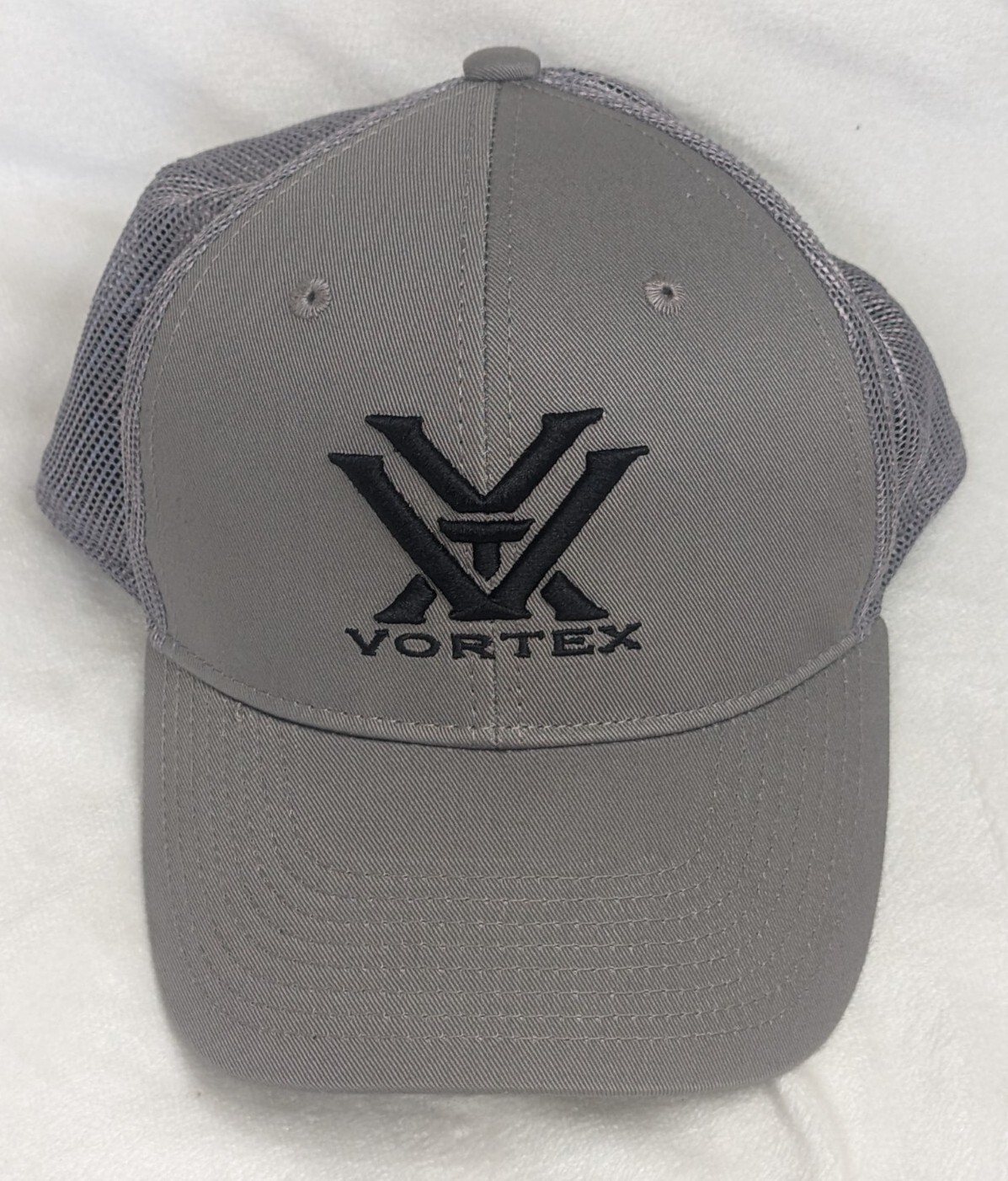 Vortex Optics Mesh Snapback Hat Adj Trucker Baseball Cap Gray ...