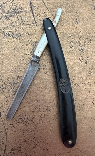 Vintage SOLINGEN H.Boker & Co Germany Steel Straight Razor Germany | eBay