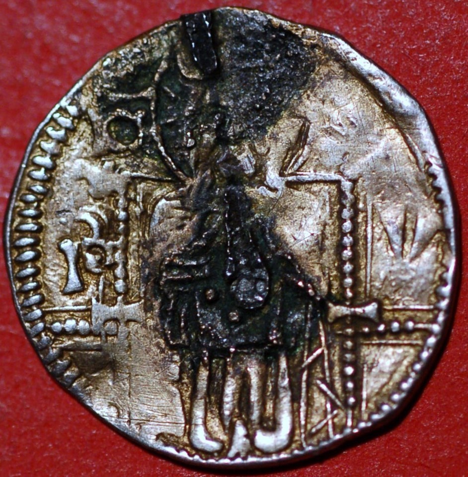 Serbia Dinar Serbia Emperor Stefan Dusan and empress Jelena 1346-1355 ...