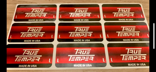 Golf Club Labels Shaft