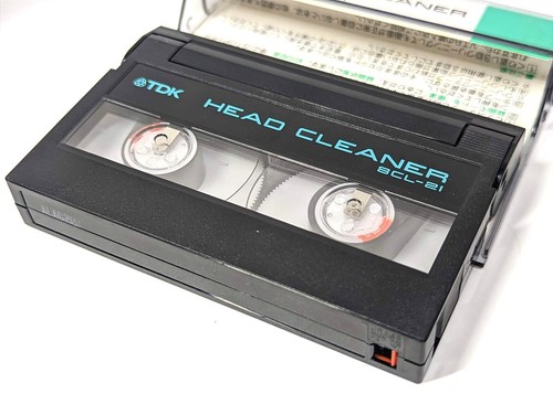 【USED】TDK 8CL-21 Video Head Cleaner Cleaning Cassette Tape for 8mm Hi8 ...
