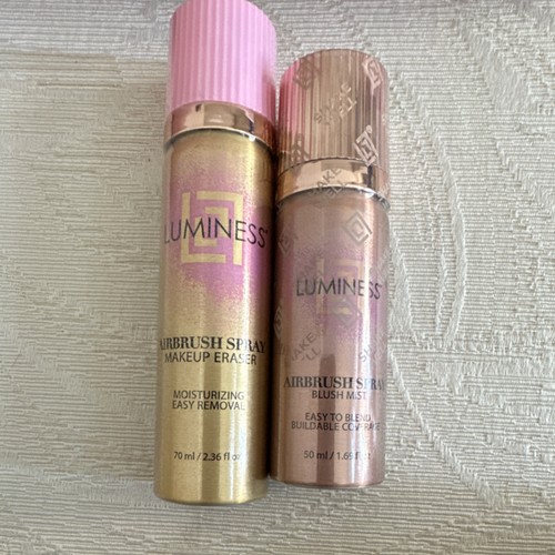 Luminess Makeup Eraser 70ml & Blush Mist 50ml Gold Pink Moisturizing ...