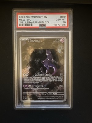 MEWTWO 151 ULTRA-PREMIUM COLL POKEMON SVP EN-SV BLACK STAR PROMO 2023 ...