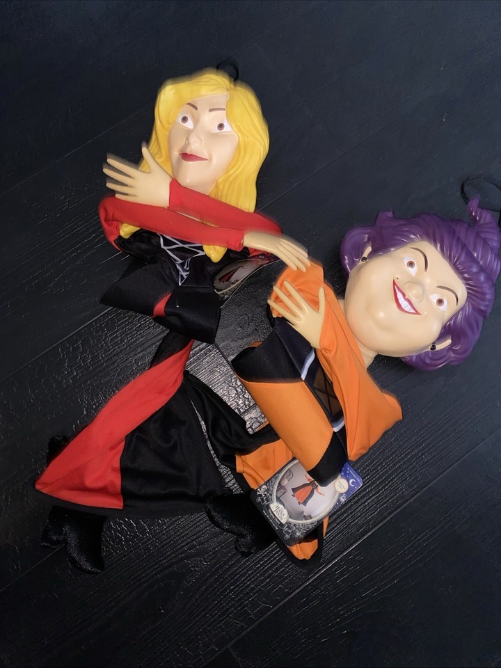Hanging Hocus Pocus Sarah & Mary Sanderson Sisters Set 2 Halloween ...