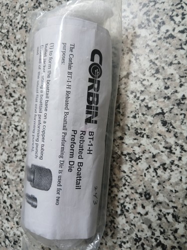 Corbin H Press 243 Rebated Boattail Preform Die | eBay