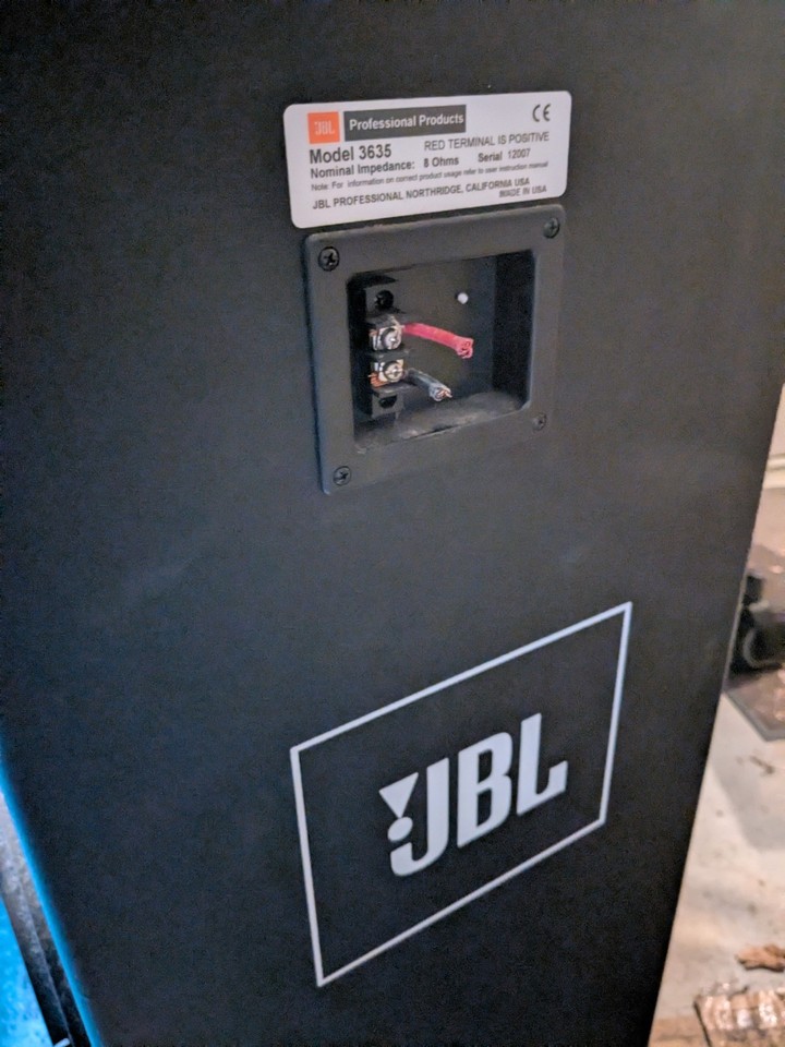 JBL 3635, 18- inch Cinema Subwoofer System | eBay