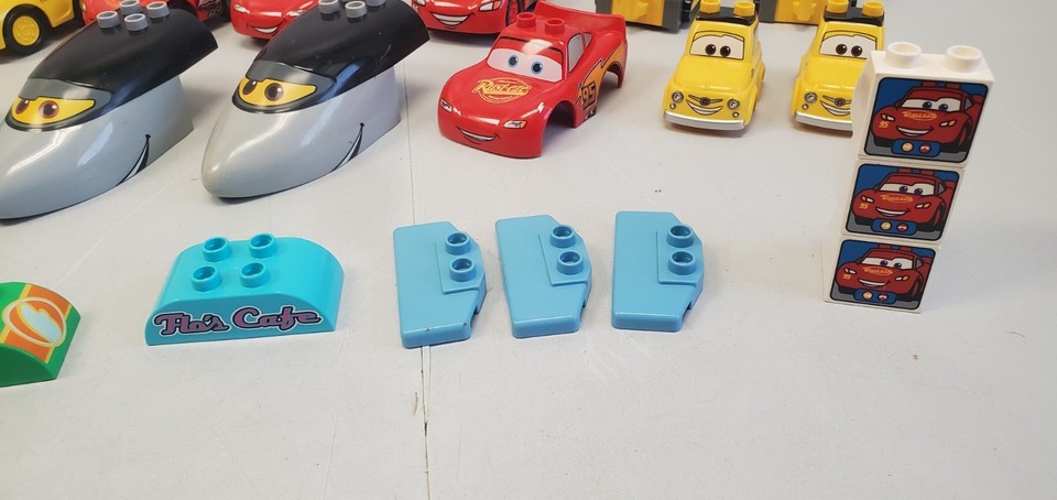 LEGO Duplo Disney Pixar Cars Lot Of Parts Pieces Partial Vehicles ...