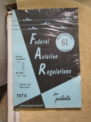 Federal Aviation Regulation for Pilots 1974 Aero Training Books | eBay