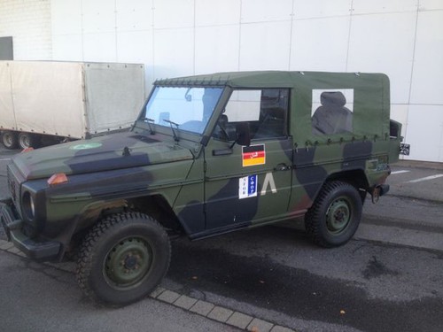 Mercedes Wolf Verdeck NEU RAL 6031 Bronzegrün | eBay UK