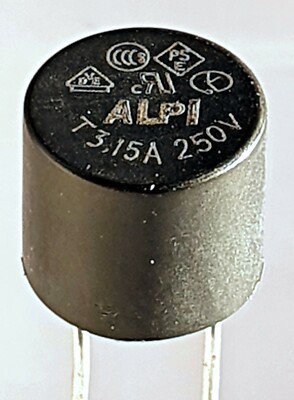 [3pcs] T3.15A Antisurge 3.15A 250v Time delay Slow blow radial PCB fuse ...