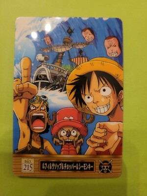 Luffy Chopper Usopp No. 215 Bandai Wafer Card Japan 2005 Import Anime ...