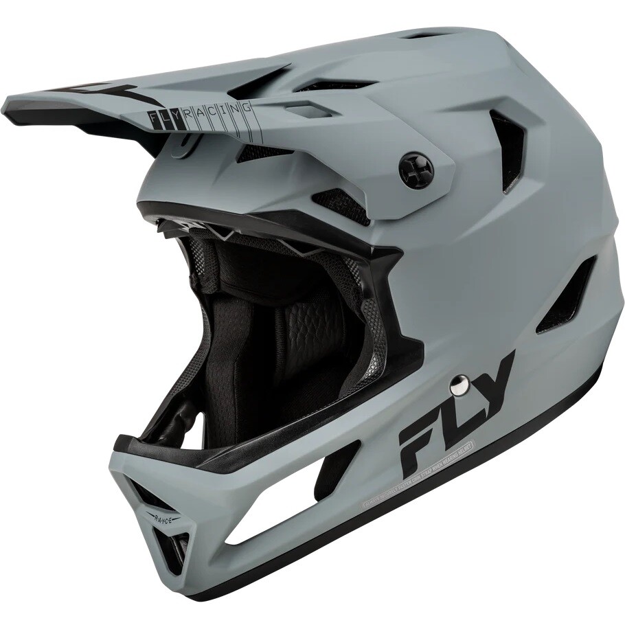 Fly Racing Youth Rayce (2024) Full Face Helmet - Matte Grey | eBay