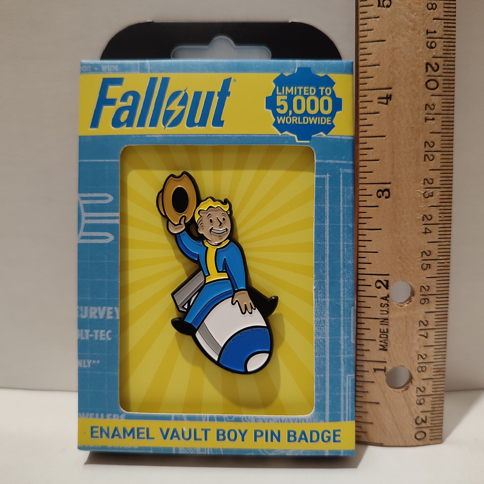 Fallout Vault Boy Enamel Pin Limited Edition Official Bethesda ...
