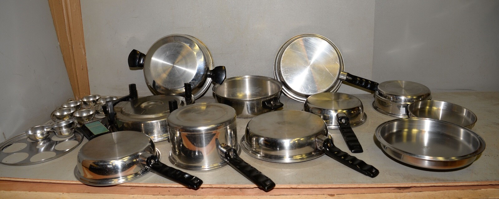Vintage Lifetime cookware 12 pcs collectible quality chef pots & pans ...