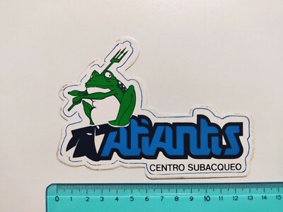 Atlantis Underwater Center Sub Sticker Decal Aufkleber 80s Original | eBay
