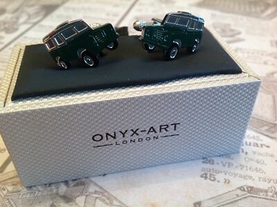 Land Rover Cufflinks by Onyx Art, Brand New in Gift Box Wedding ...