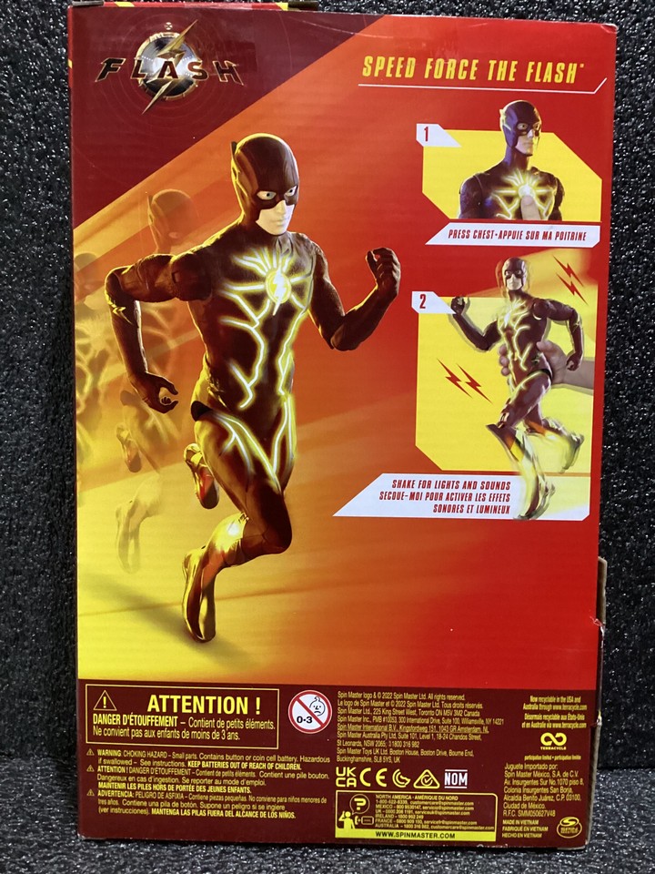 The Flash DC Speed Force The Flash 20+ Sounds/Phrases Brand New in Box ...