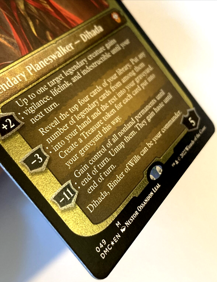 MTG Dihada *FOIL THICK DISPLAY COMMANDER CARD* Commander: Dominaria ...