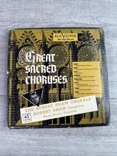 RCA Victor Red Seal Records Great Sacred Choruses The Robert Shaw ...