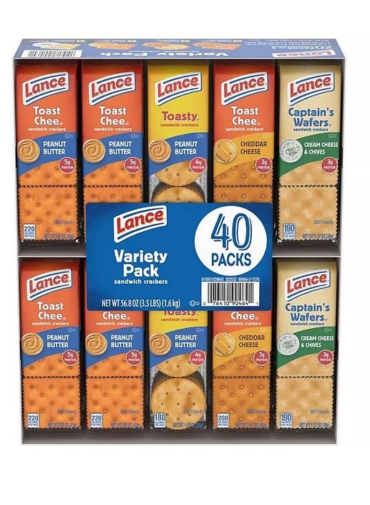 Lance Variety Pack Sandwich Crackers, 40 pk. | eBay