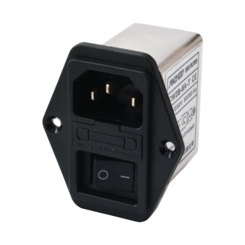 CW2B-6A-T IEC socket with switch EMI filter 115/250V 6A AC power ...