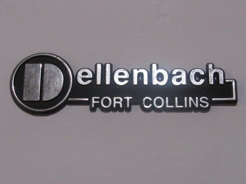 Vintage Dellenbach Chevrolet Fort Collins Colorado Plastic Dealer Badge ...
