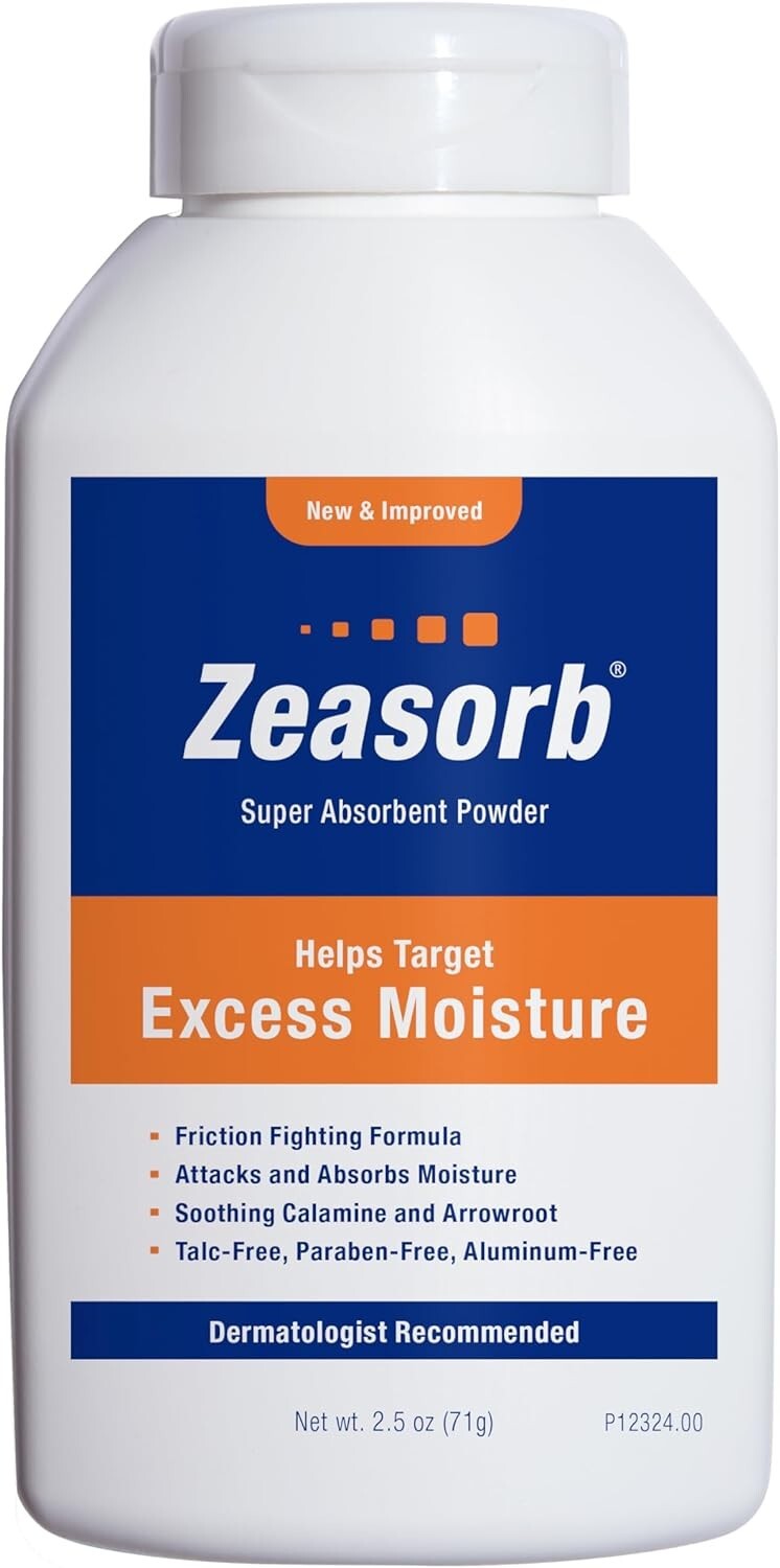 Zeasorb Super Absorbent Powder Helps Prevents Excess Moisture 2.5oz ...