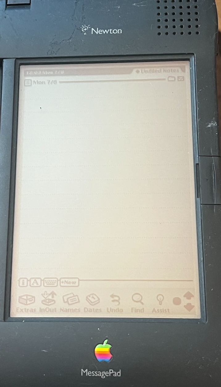 RARE PROTOTYPE UNIT Apple MessagePad 2100 DVT Model H0149 (NOV 1997) | eBay