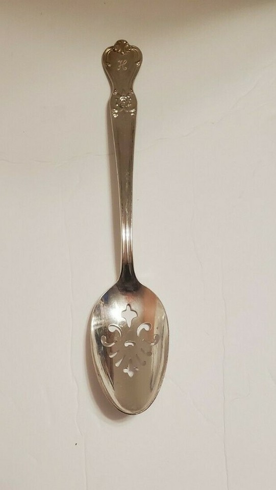 Old Company Plate Signature Pattern by International Silver Monogram "H ...