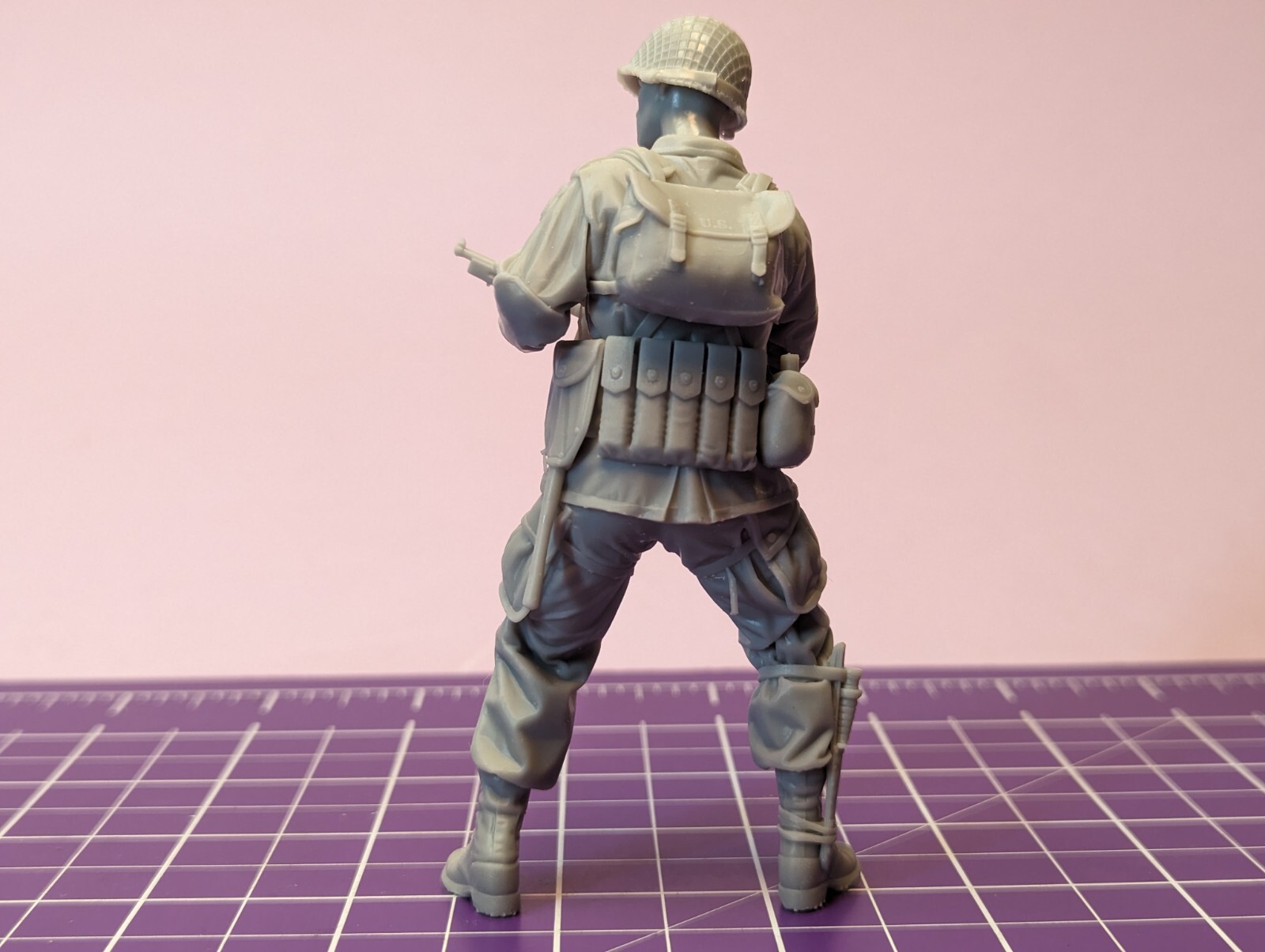 US Paratrooper Thompson MP Schütze 101st Screaming Eagles WW2 1:16 | eBay