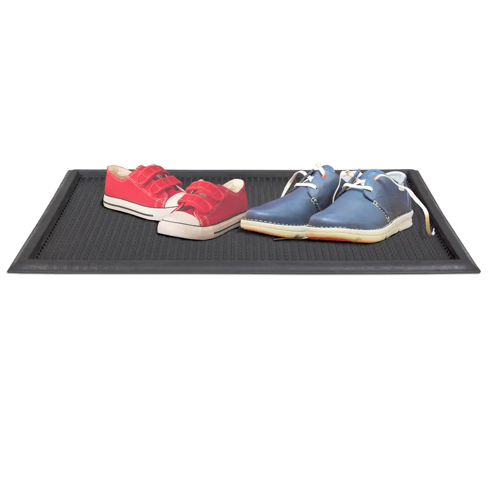 Door Mat Waterproof Non-Slip Indoor/Outdoor Rubber Boot Tray 18X28 ...