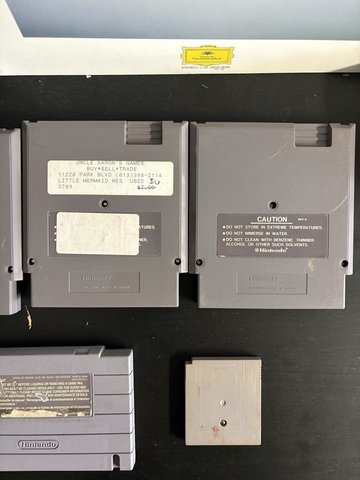 Vintage Nintendo Game Lot Bundle | SNES NES Game Boy | Untested | 7 ...