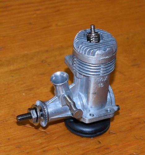 1962 Fox 15X control line model airplane engine .15 2.5cc glow motor 15 ...