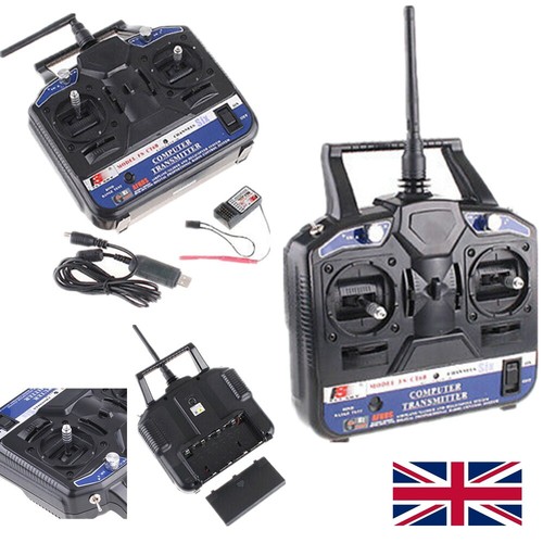 FlySKY FS 6CH 2.4G FS-CT6B RC Transmitter & receiver Remote controller ...