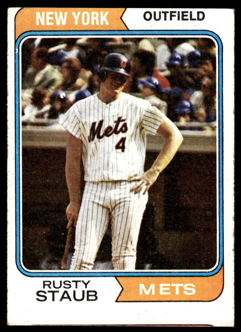 1974 Topps Rusty Staub #629 New York Mets Baseball Card | eBay