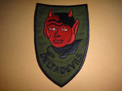 Vietnam War Subdued Patch DELTA DEVILS US 199th Light Infantry Brigade ...