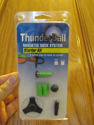THUNDERBALL SUPER-UNI STARTER KIT in GREEN - MAGNETIC NOCK for ARCHERY ...