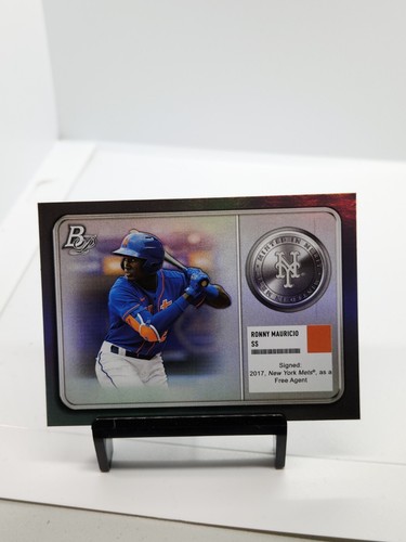 2022 Bowman Platinum Ronny Mauricio Minted In Merit New York Mets #MM ...
