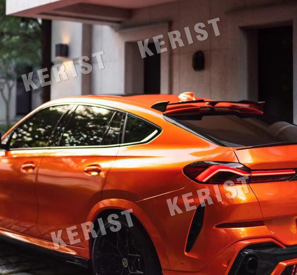 Carbon Fiber Rear Roof Spoiler Top Window Wing Lip for BMW X6 G06 M ...