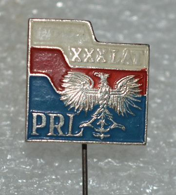 Polish Polska Poland Eagle Crests Coat Of Arms Heraldic Flag vintage ...